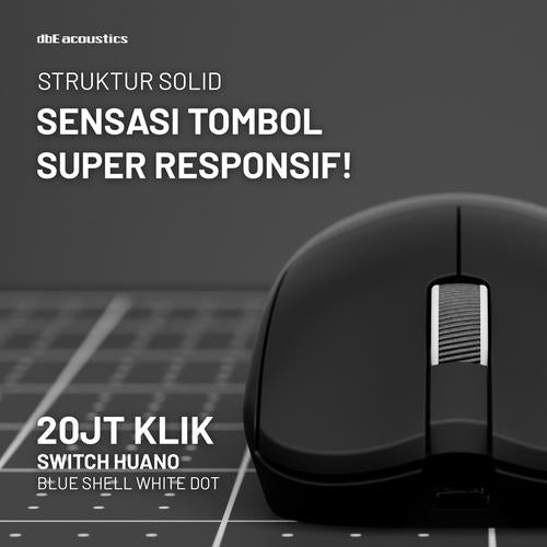 dbE TENO XTR1 Triple Connection Ambidextrous Gaming Mouse – dbE Indonesia